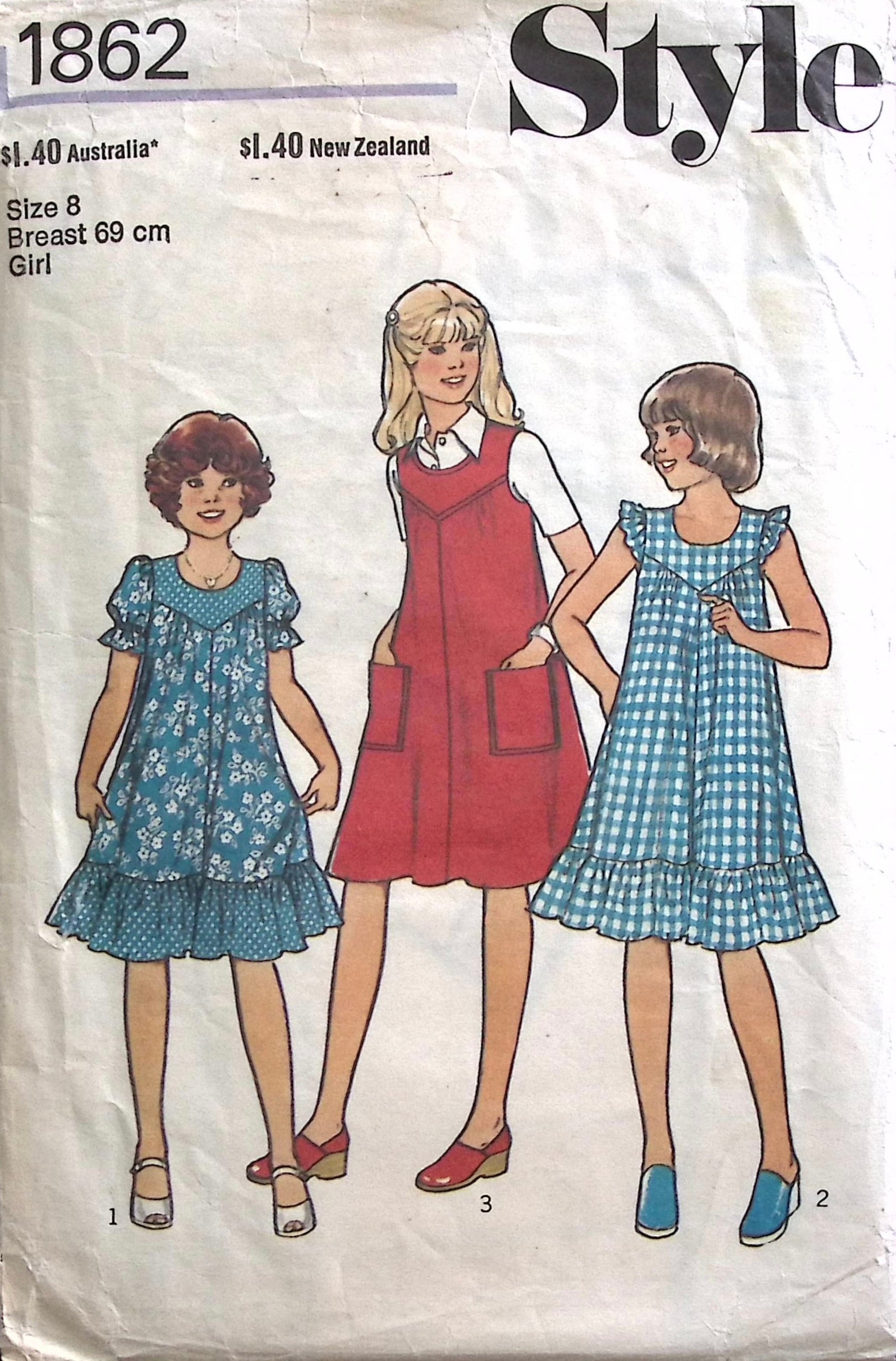 Vintage Sewing Pattern: Style 1862 – Vintage Stitch Australia