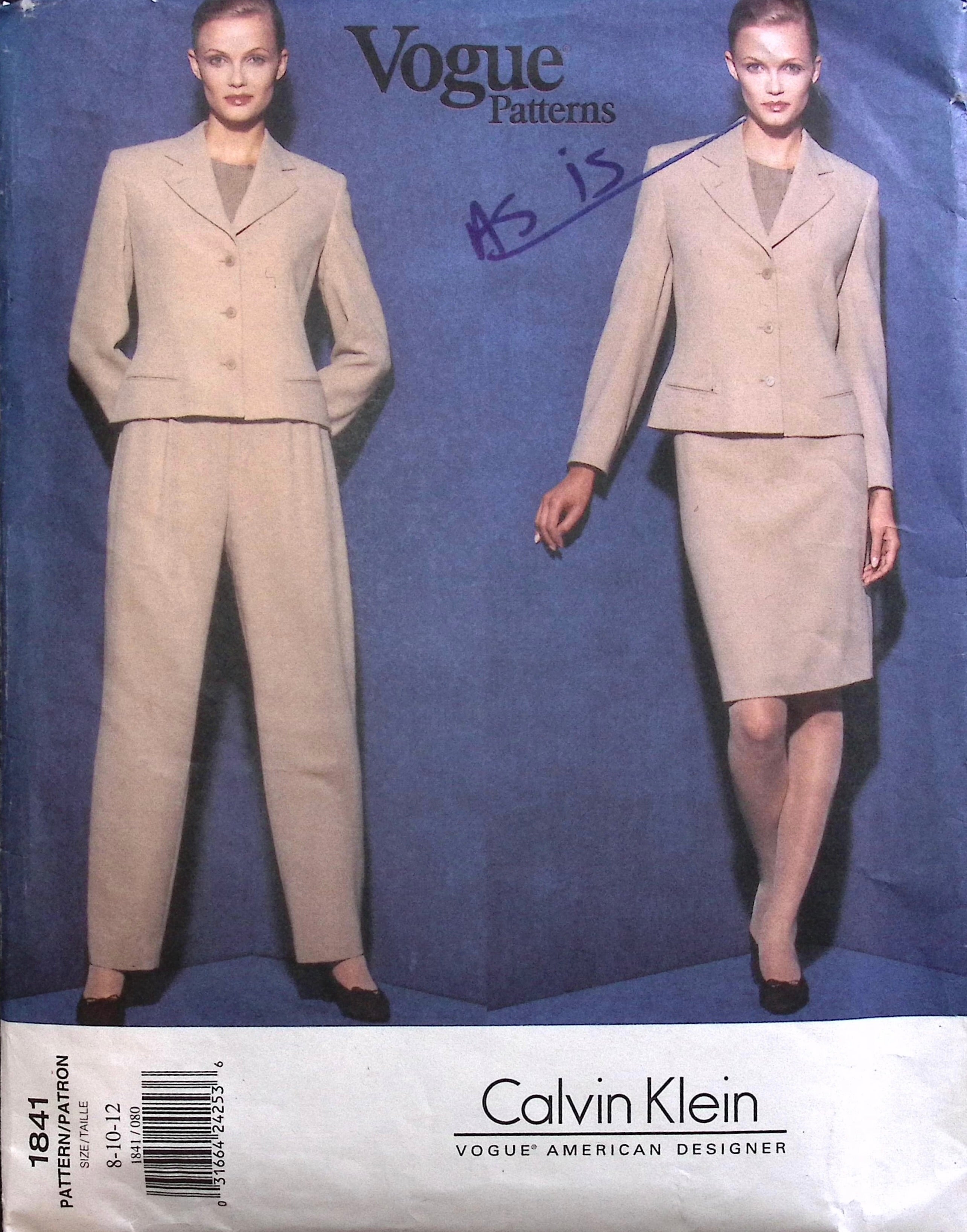 Vintage Sewing Pattern: Vogue 1841 – Vintage Stitch Australia