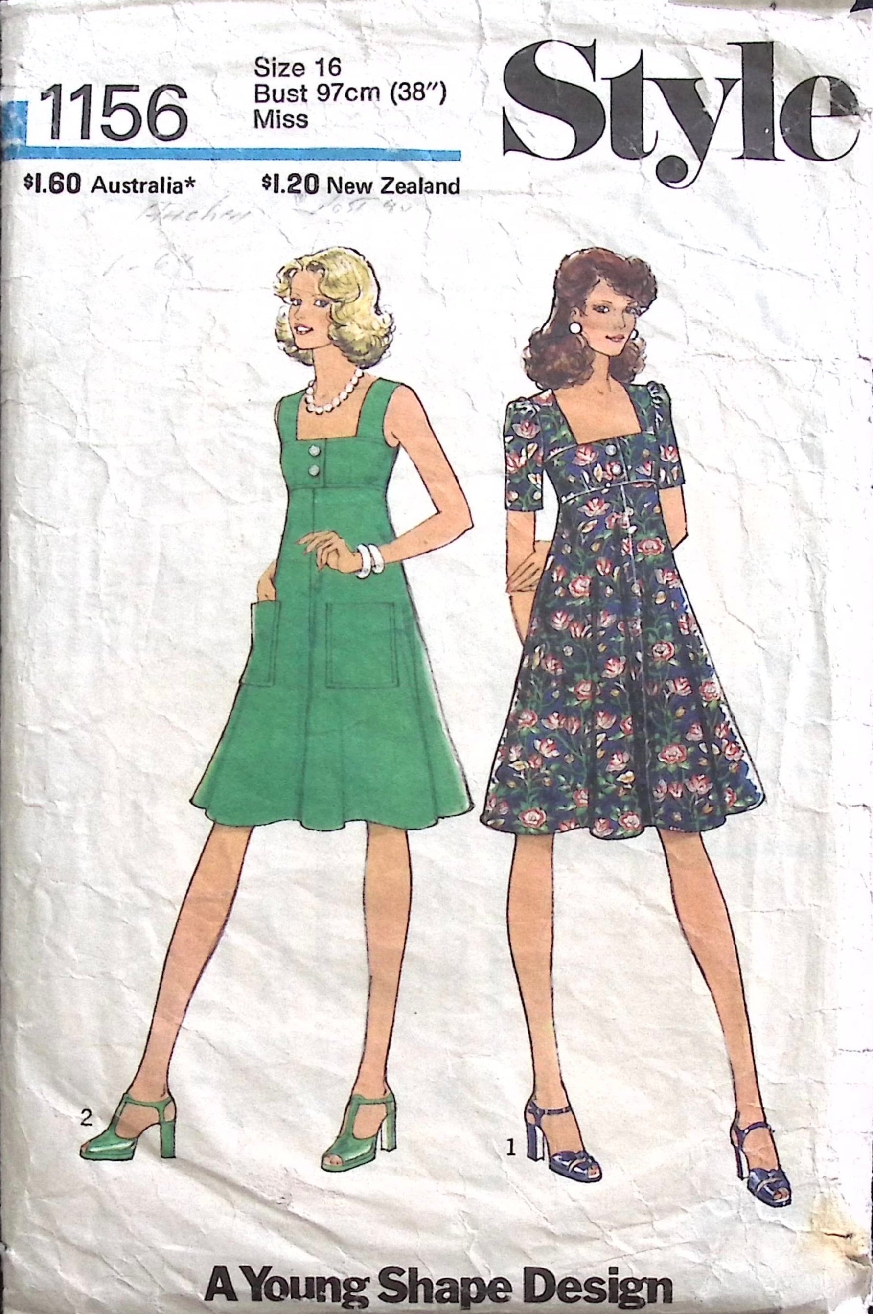 Vintage Sewing Pattern: Style 1156 – Vintage Stitch Australia