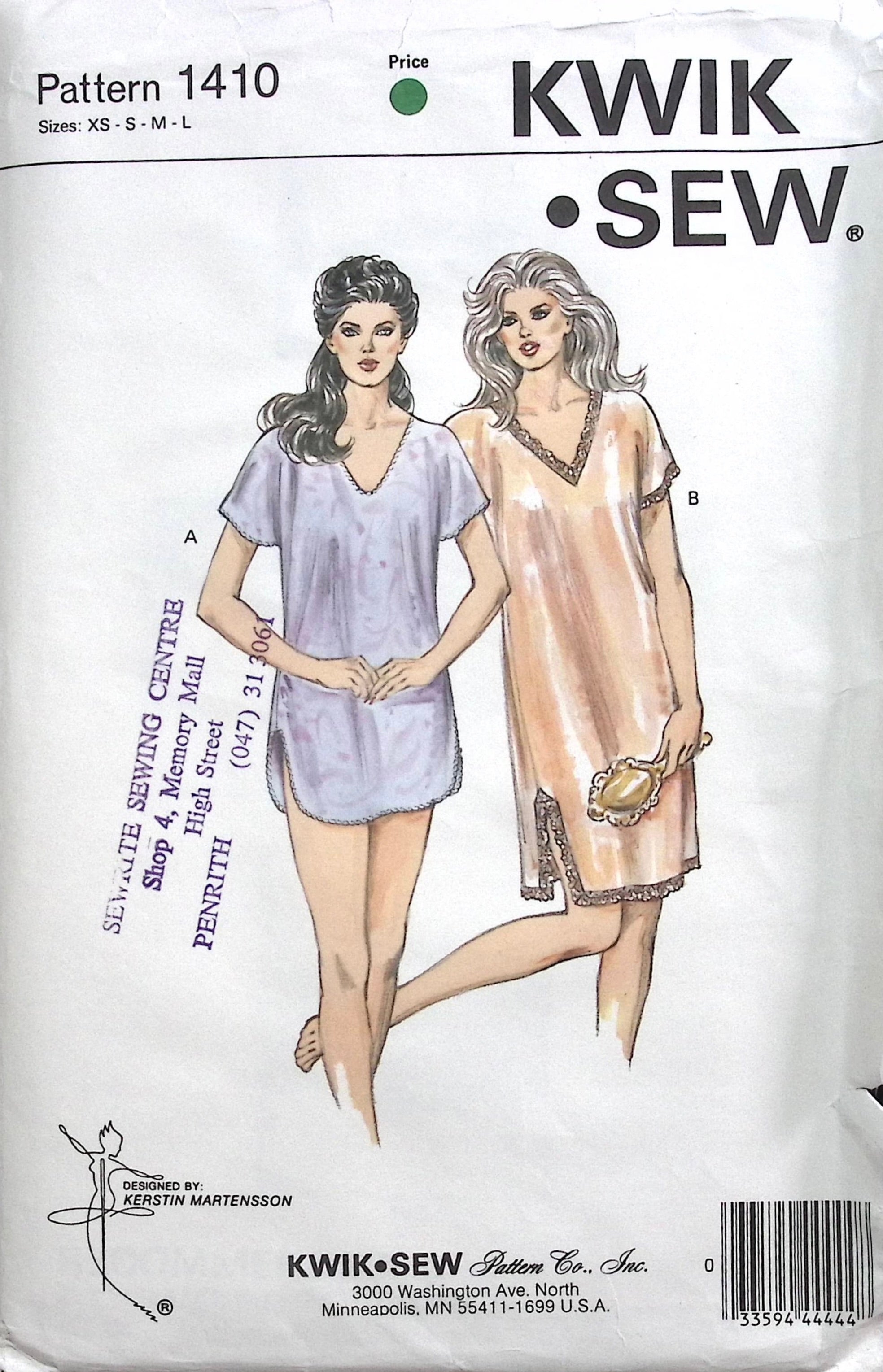 Vintage Sewing Pattern: Kwik Sew 1410 – Vintage Stitch Australia