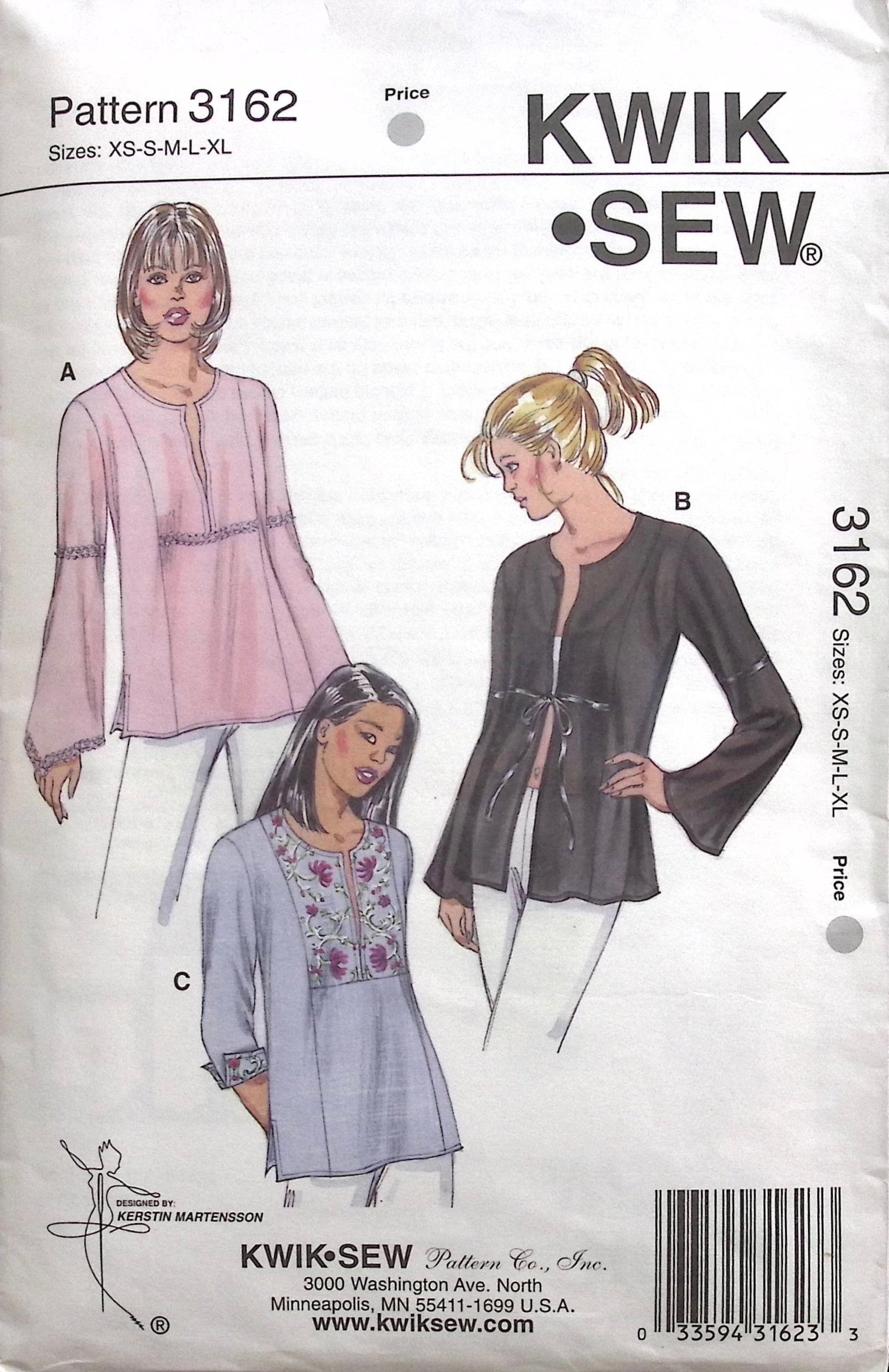 Vintage Sewing Pattern: Kwik Sew 3162 – Vintage Stitch Australia