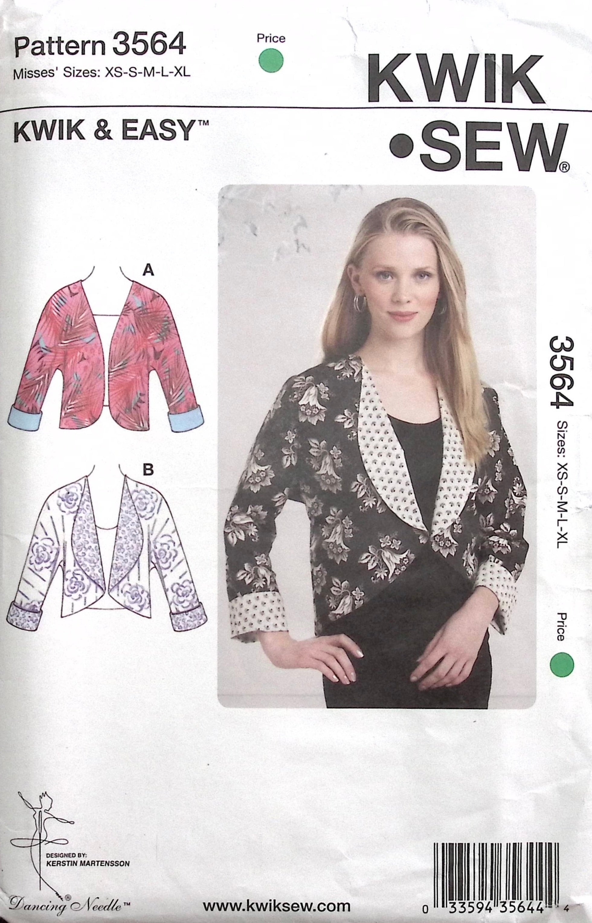 Vintage Sewing Pattern: Kwik Sew 3564 – Vintage Stitch Australia