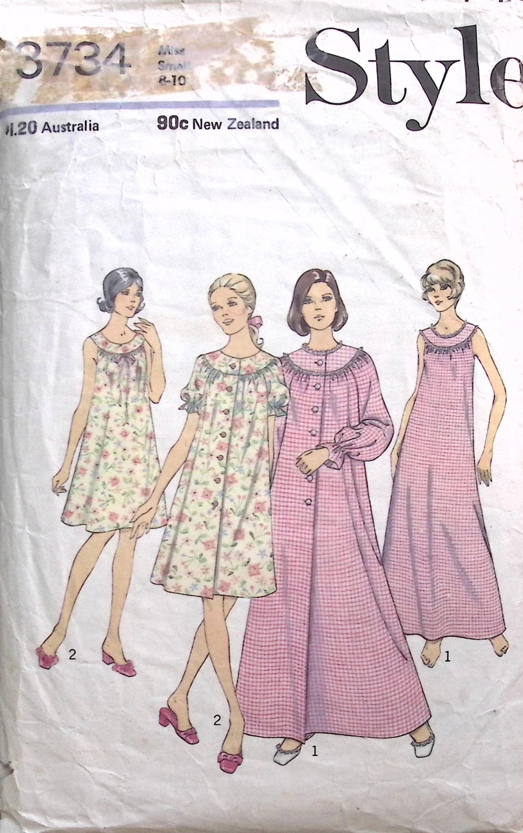 Vintage Sewing Pattern: Style 3734 – Vintage Stitch Australia