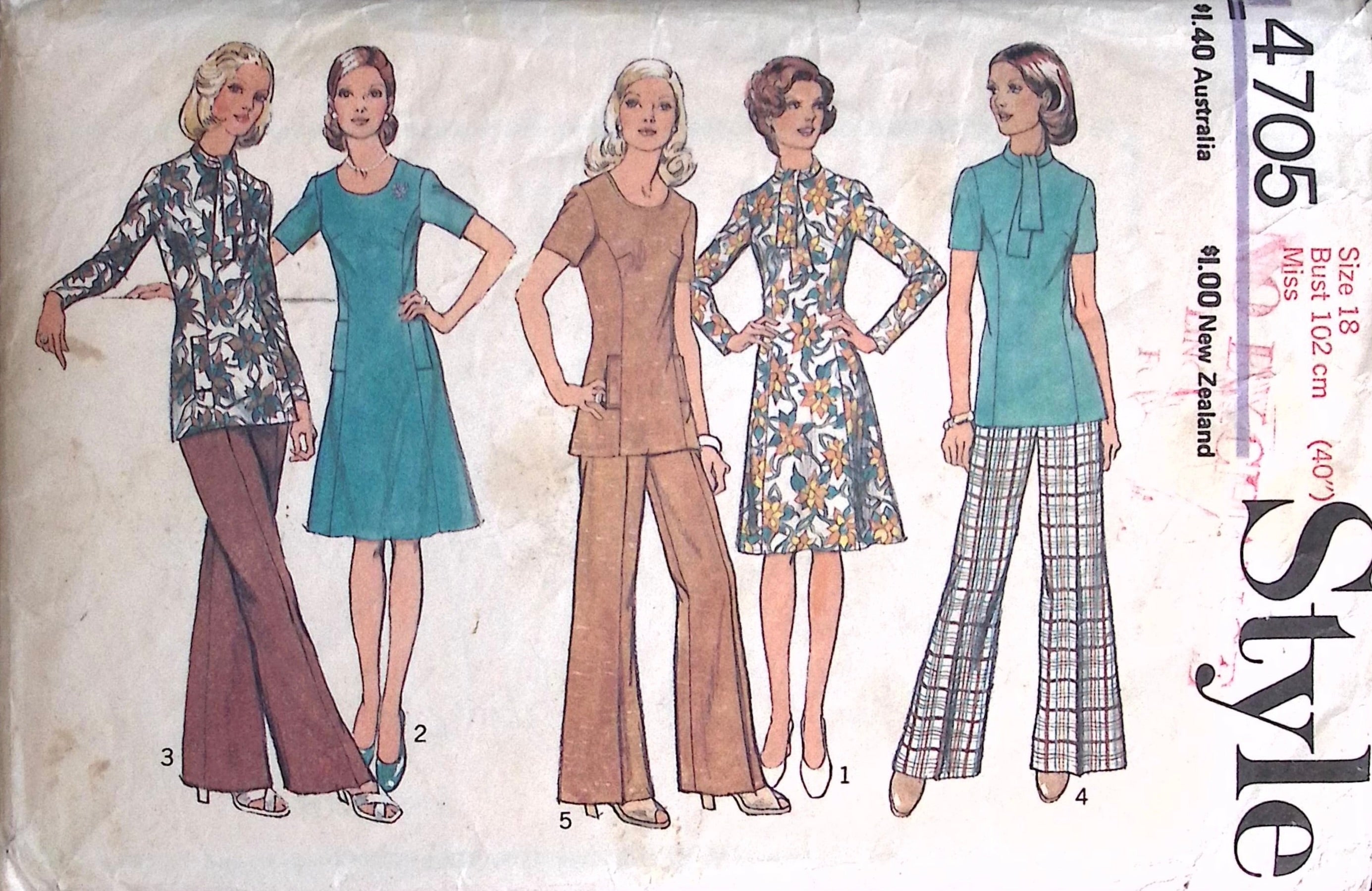 Vintage Sewing Pattern: Style 4705 – Vintage Stitch Australia
