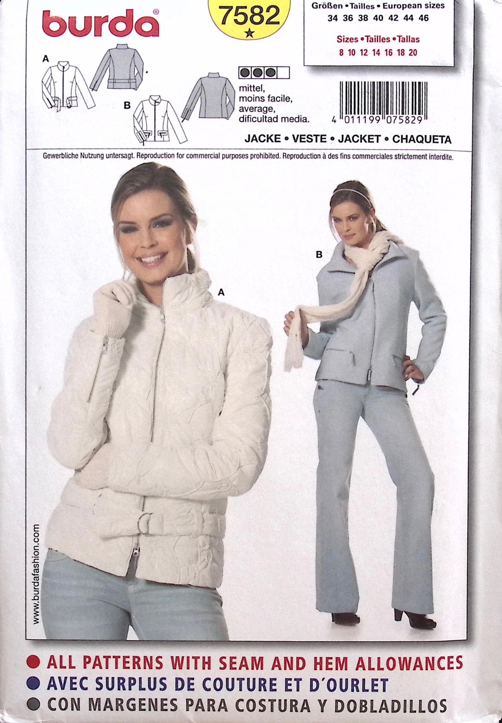 Sewing Pattern: Burda 7582 – Vintage Stitch Australia