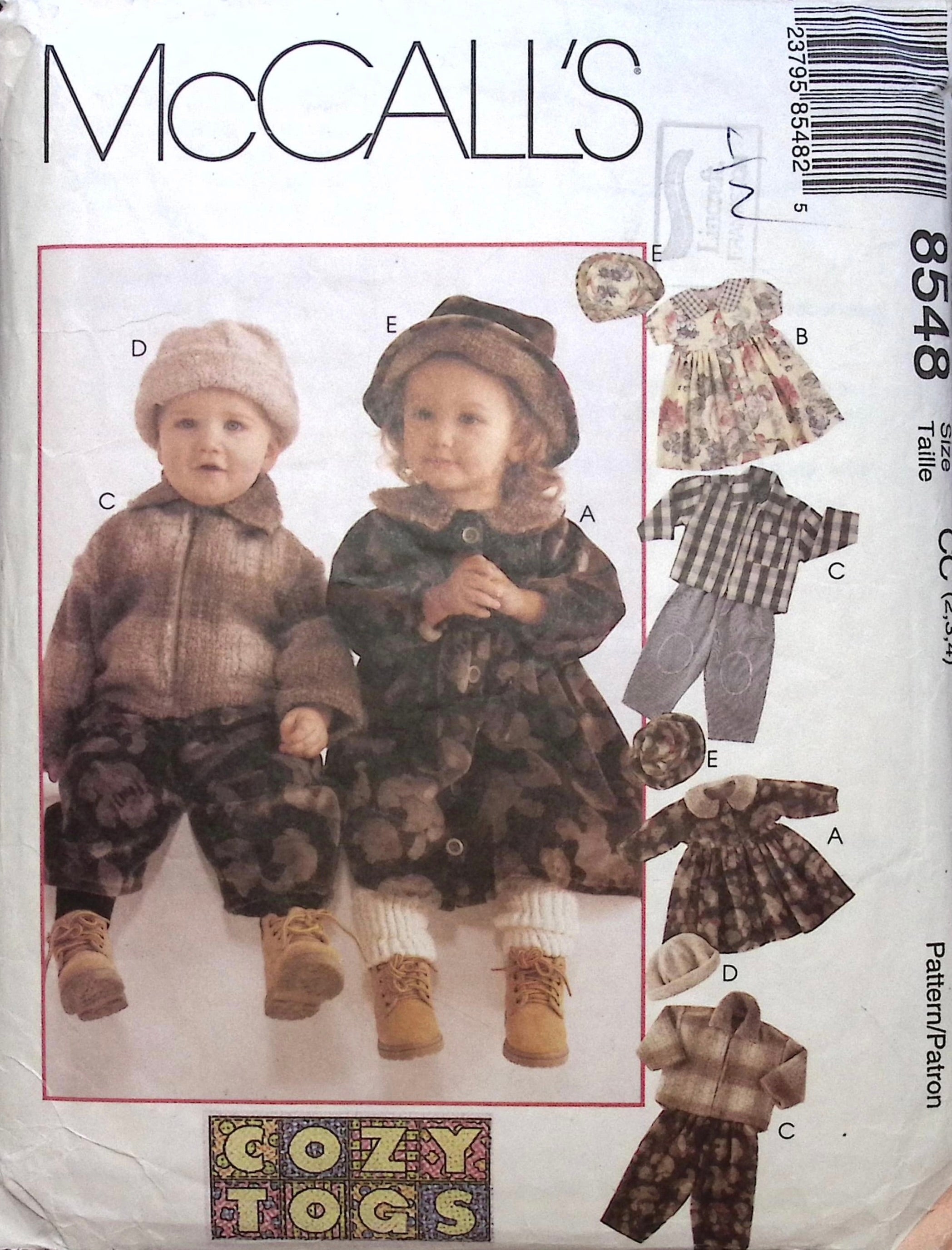 Vintage Sewing Pattern: McCalls 8548 – Vintage Stitch Australia