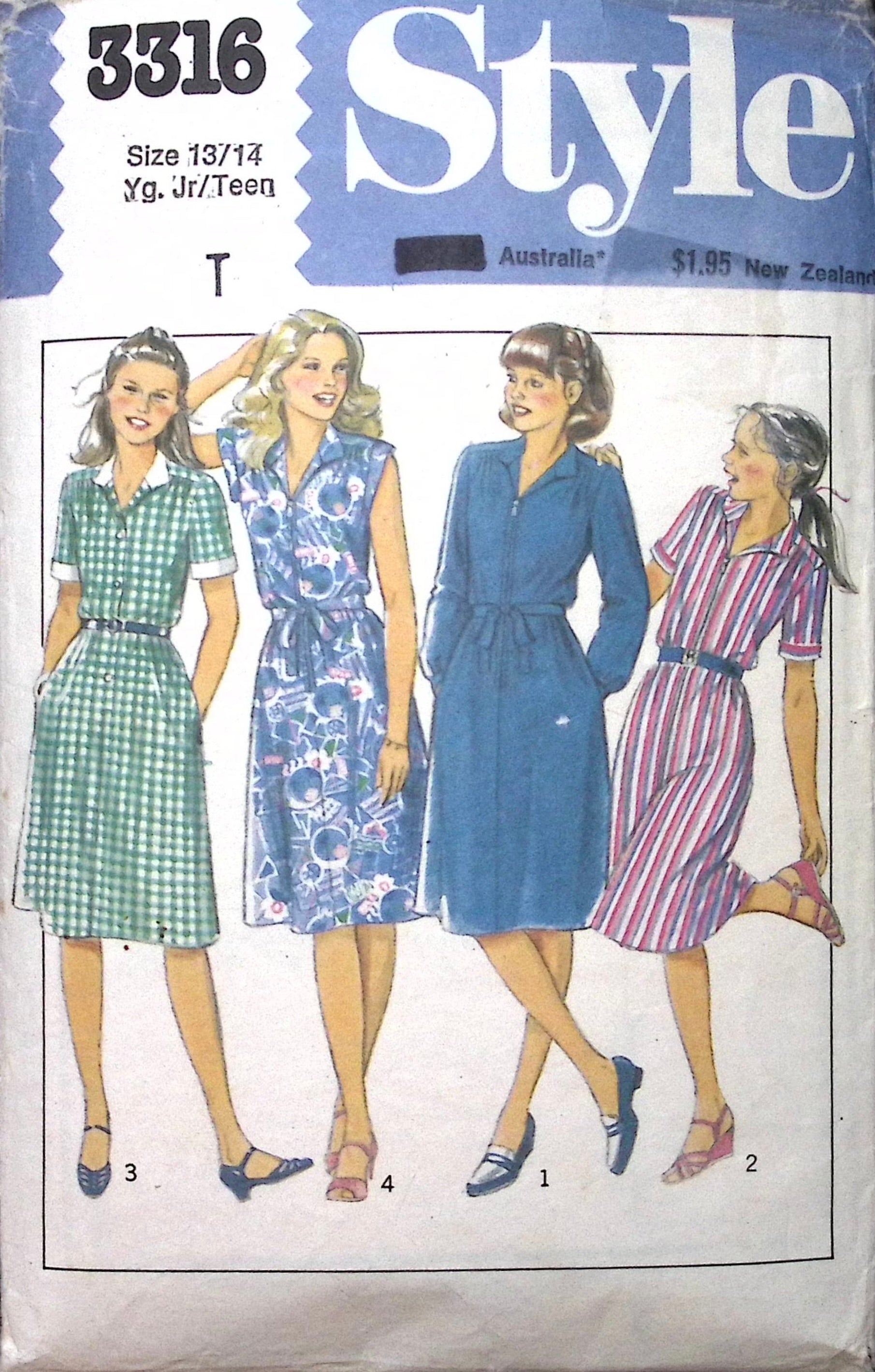 Vintage Sewing Pattern: Style 3316 – Vintage Stitch Australia