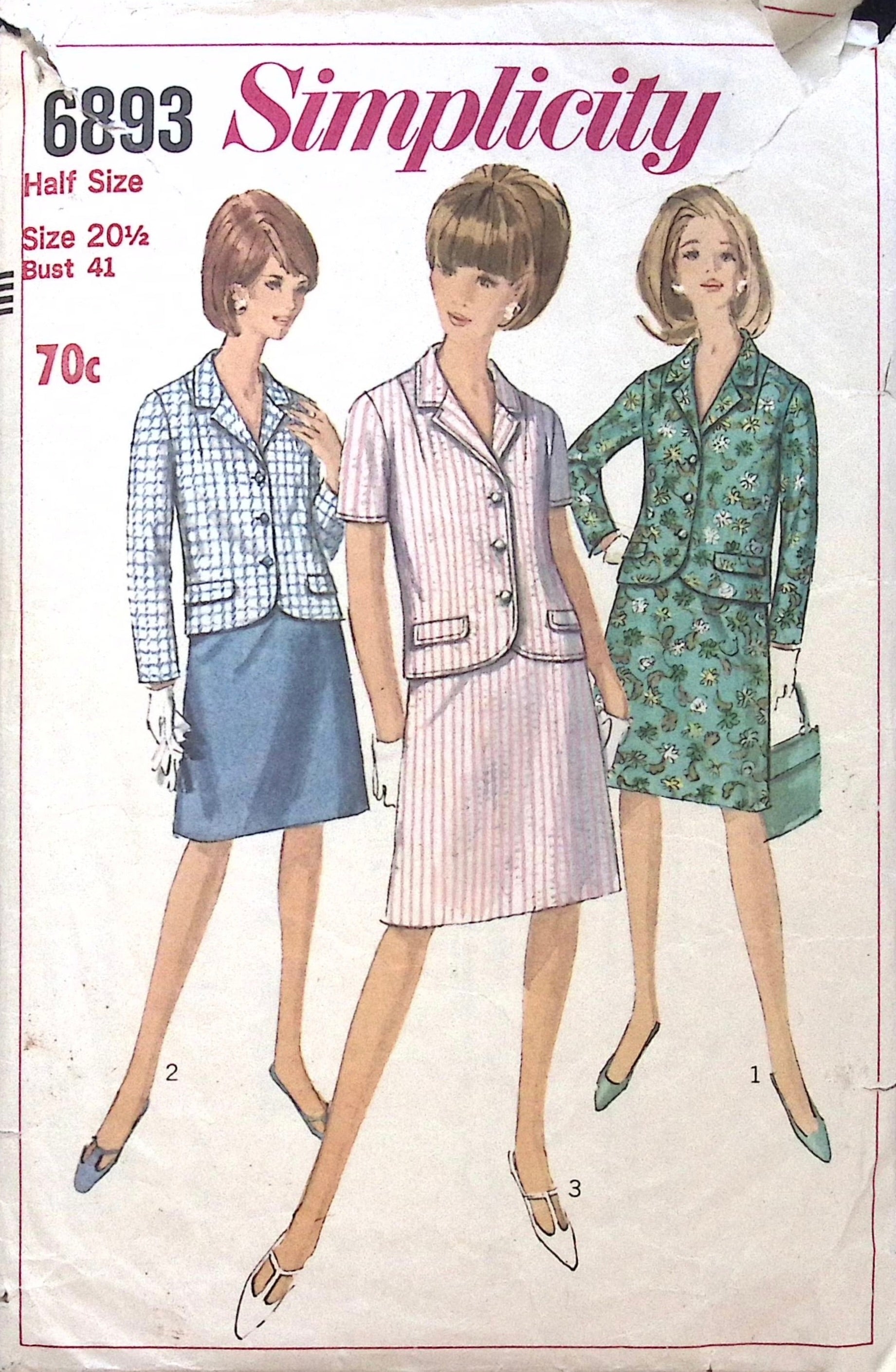 Vintage Sewing Pattern: Simplicity 6893 – Vintage Stitch Australia