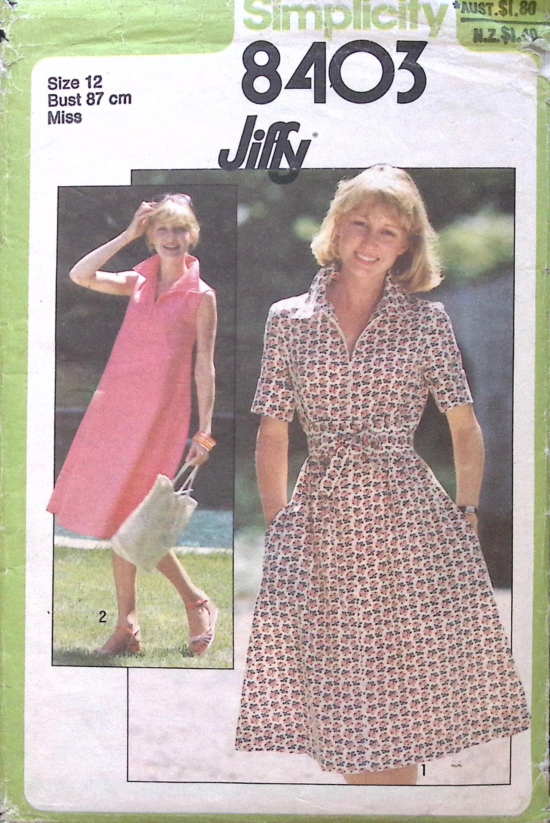 Vintage Sewing Pattern: Simplicity 8403 – Vintage Stitch Australia