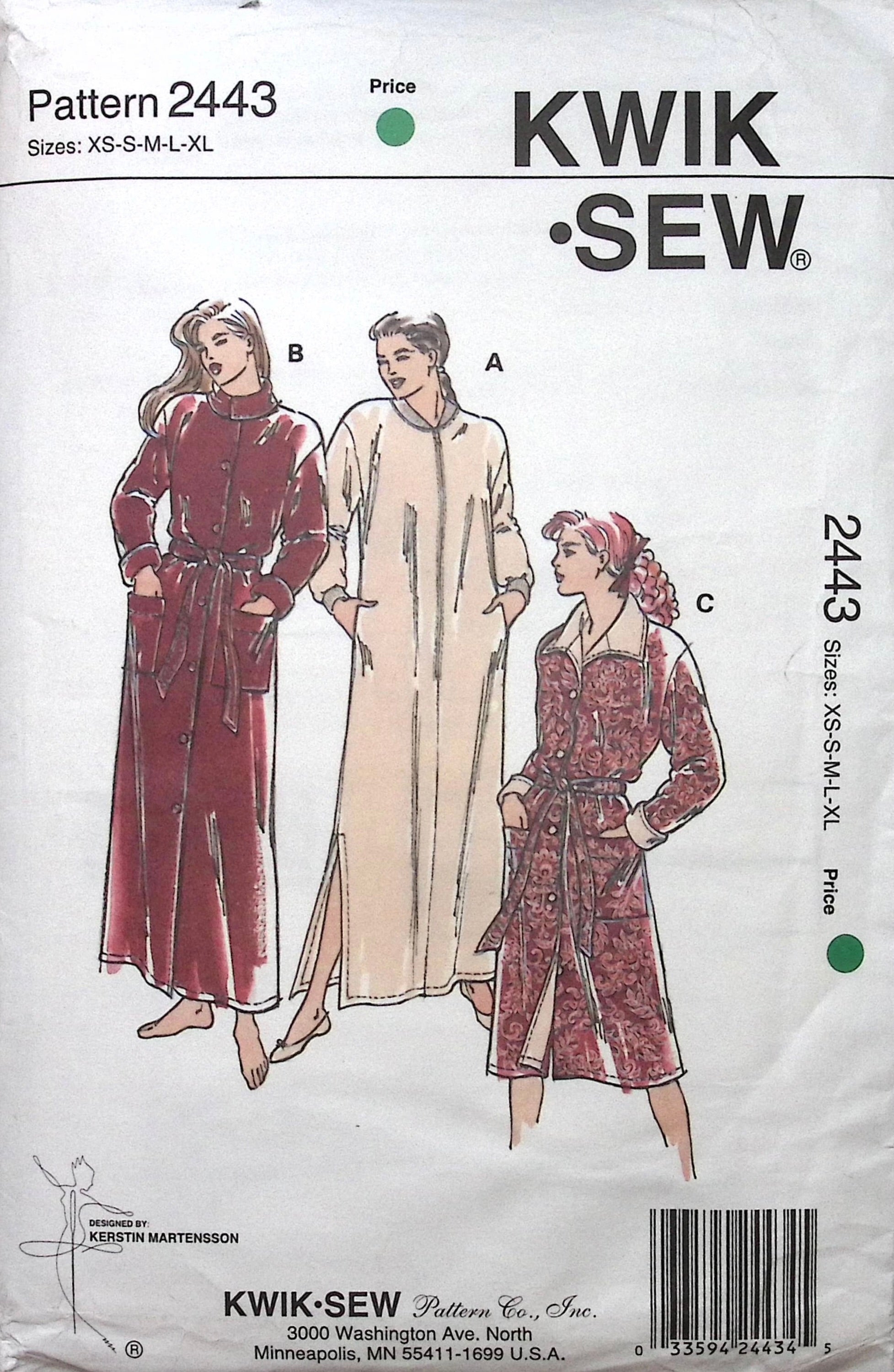 Vintage Sewing Pattern: Kwik Sew 2443 – Vintage Stitch Australia
