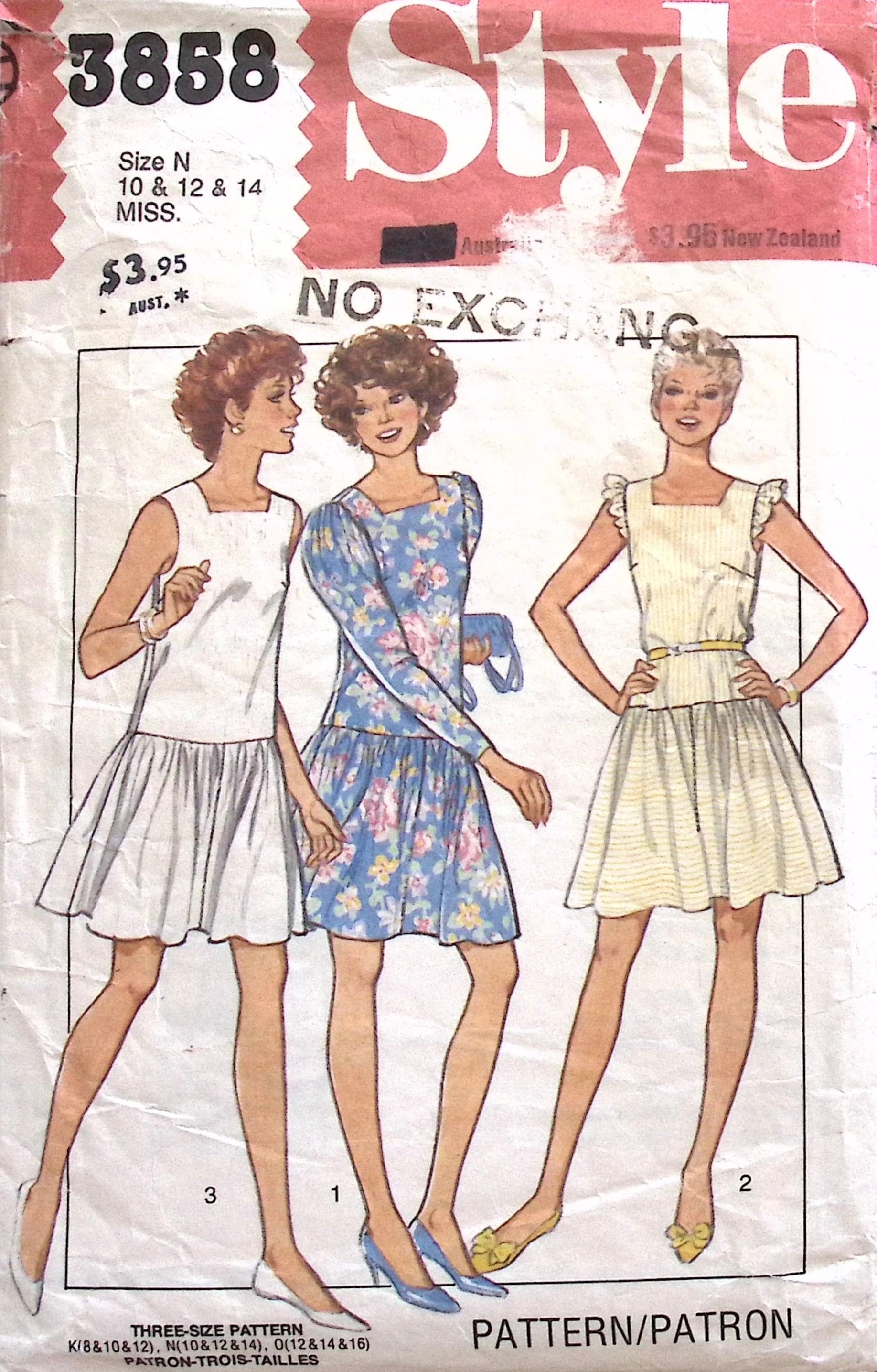Vintage Sewing Pattern: Style 3858 – Vintage Stitch Australia