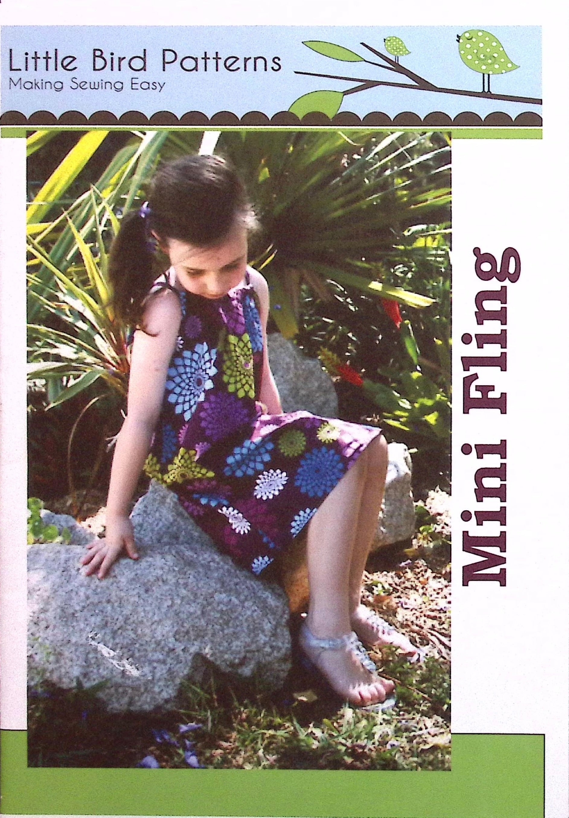 Sewing Pattern: Little Bird Patterns Mini Fling – Vintage Stitch Australia