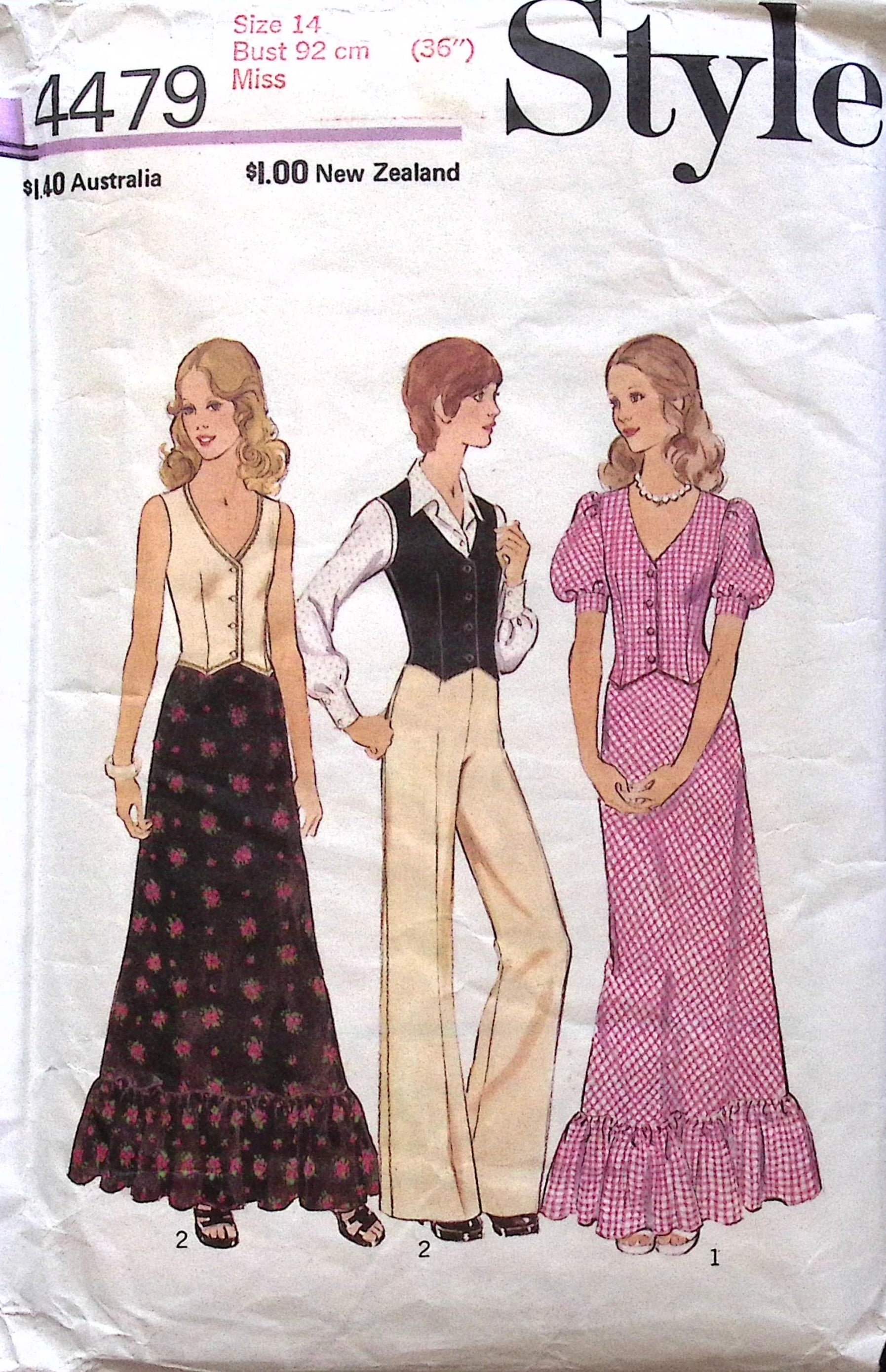 Vintage Sewing Pattern: Style 4479 – Vintage Stitch Australia