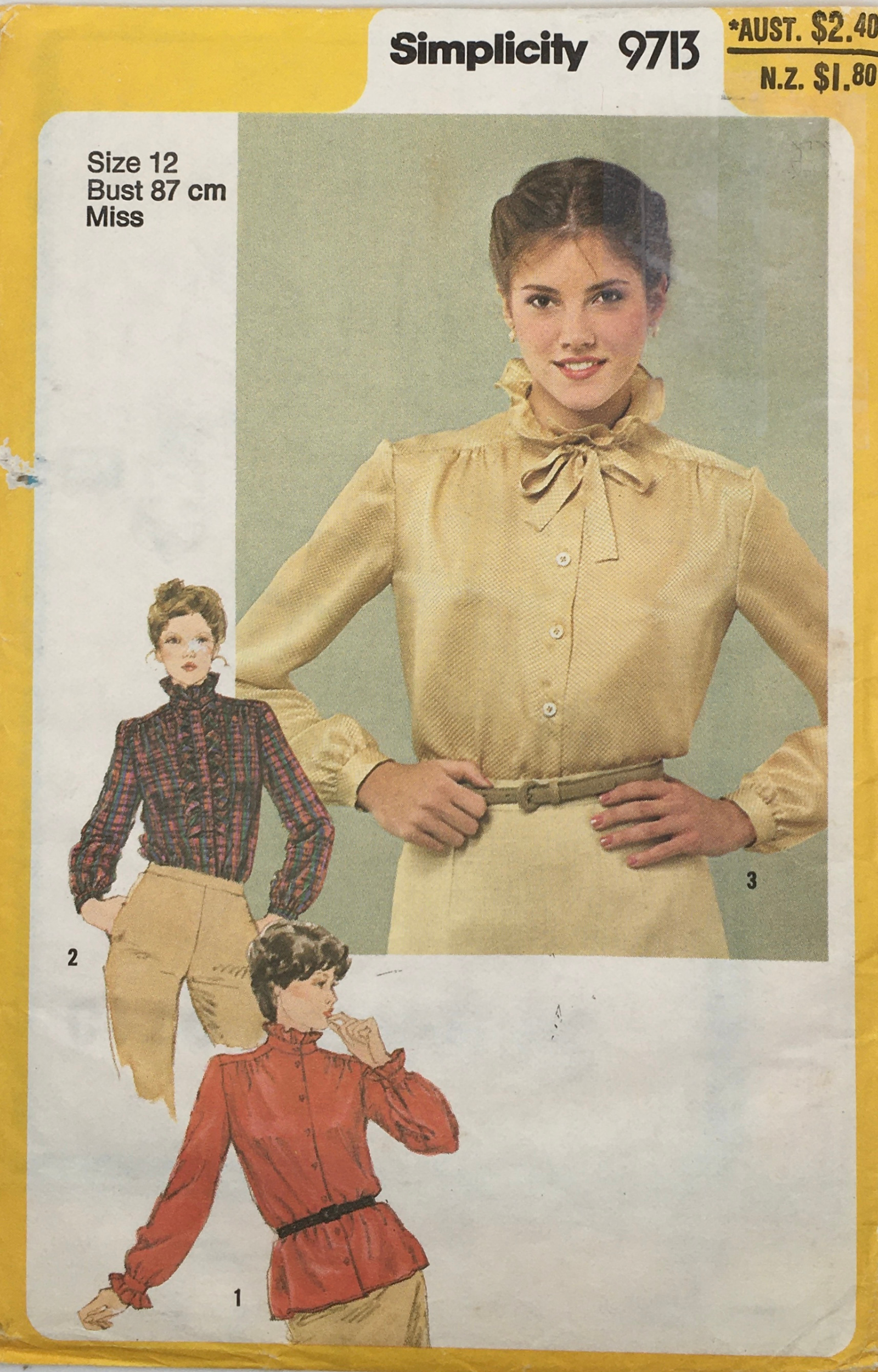 1981 Vintage Sewing Pattern: Simplicity 9713 – Vintage Stitch Australia