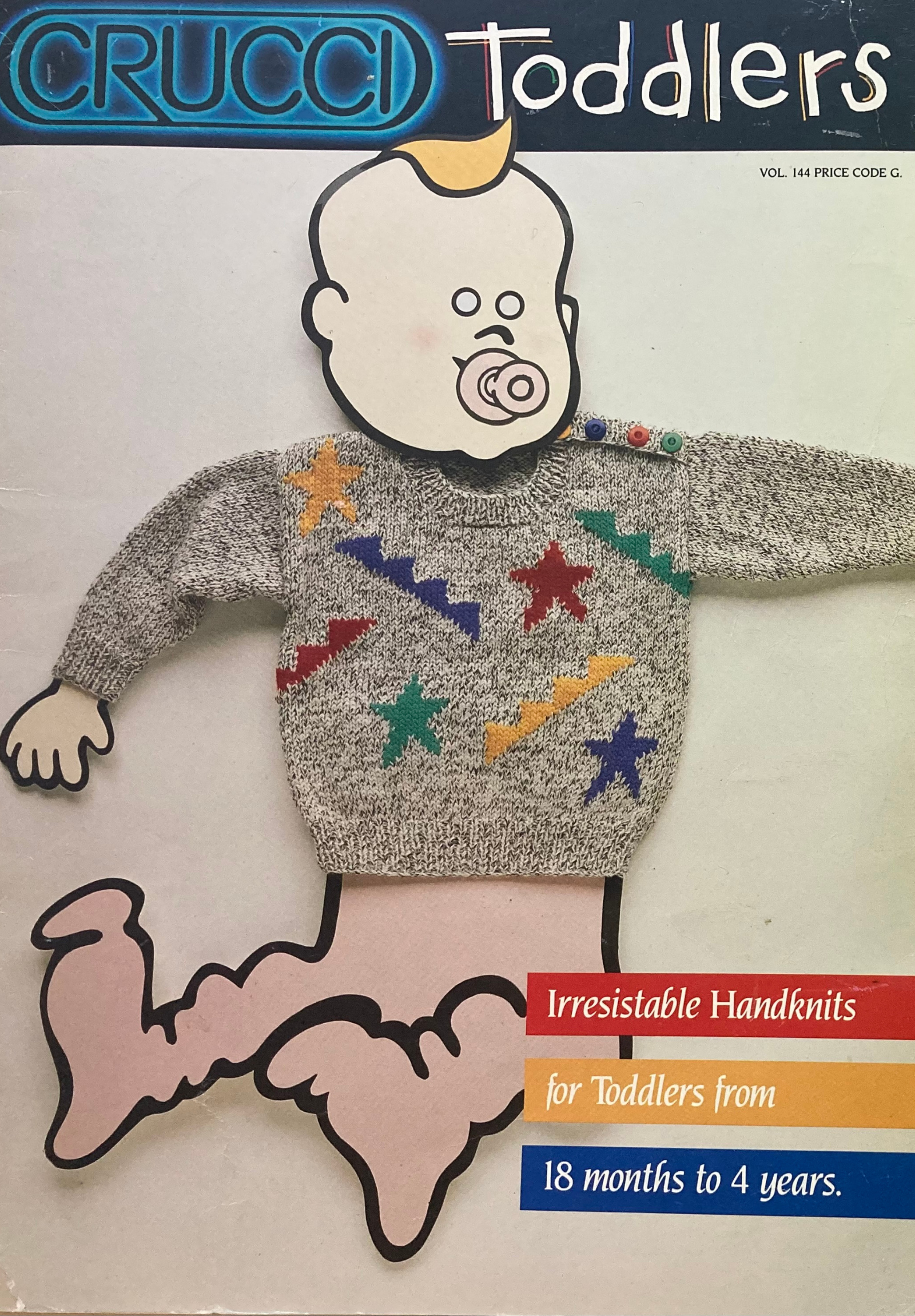 1980's Crucci Toddlers Knitting Book Vol 144 – Vintage Stitch Australia