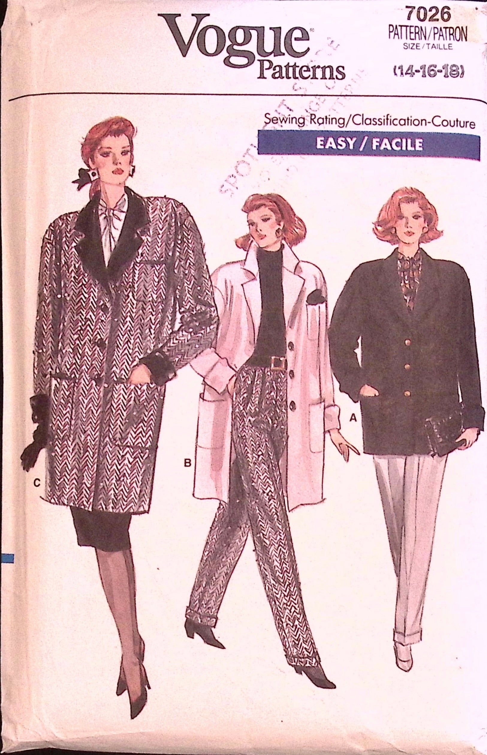Vintage Sewing Pattern: Vogue 7026 – Vintage Stitch Australia