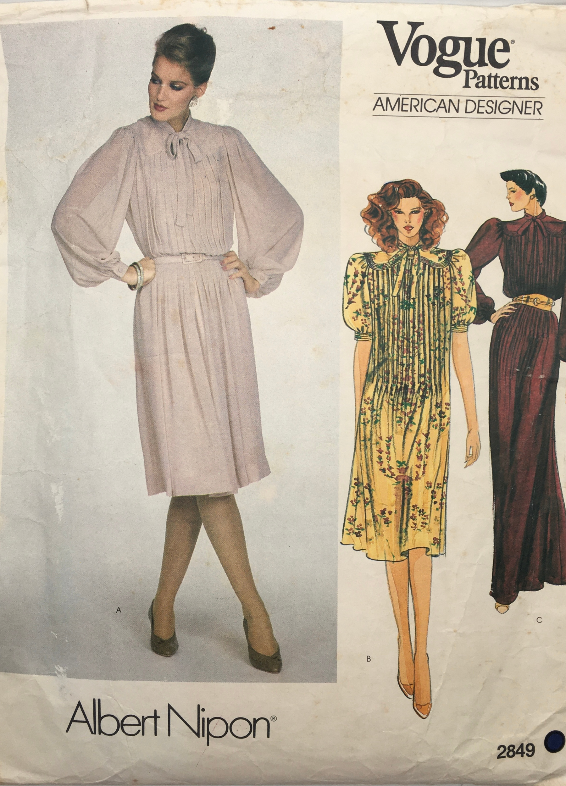 1980's Vintage Sewing Pattern: Vogue 2849 – Vintage Stitch Australia
