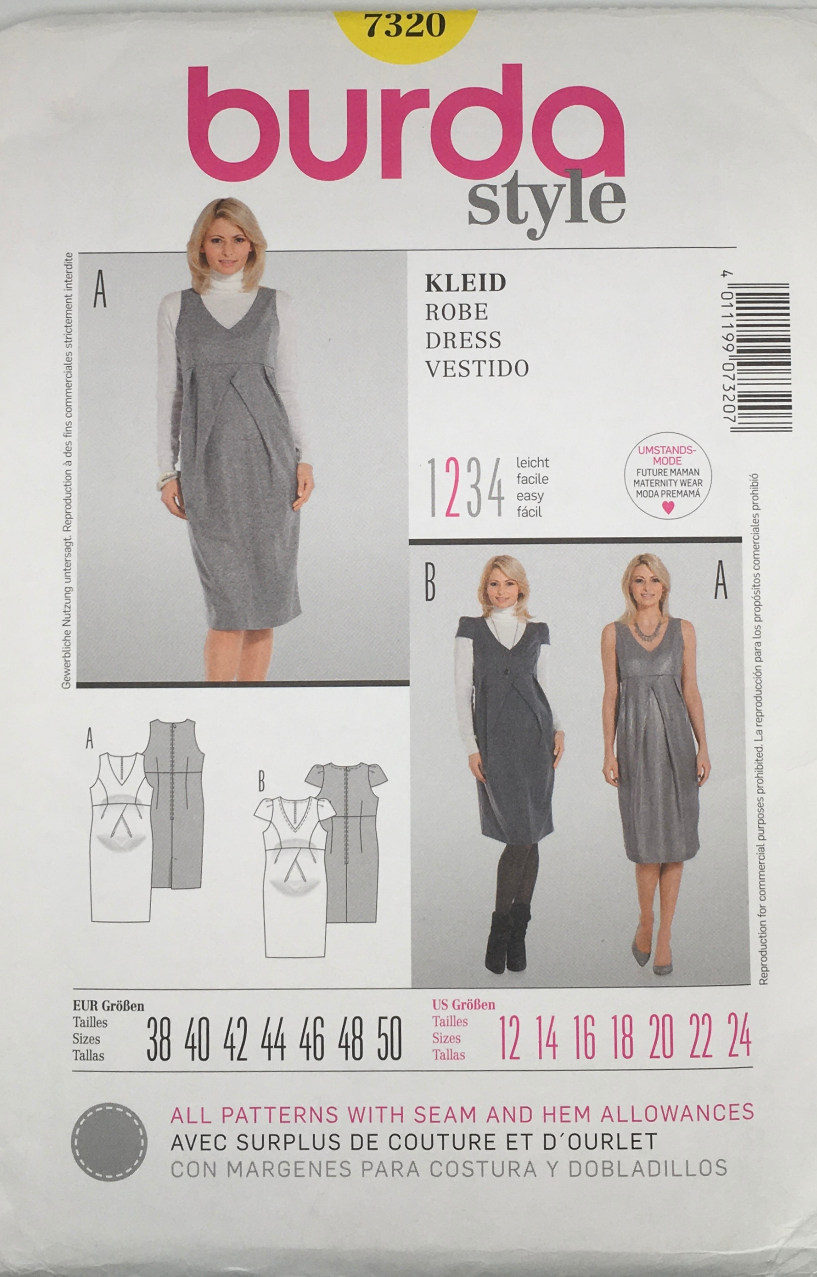 2011 Sewing Pattern: Burda 7320 – Vintage Stitch Australia