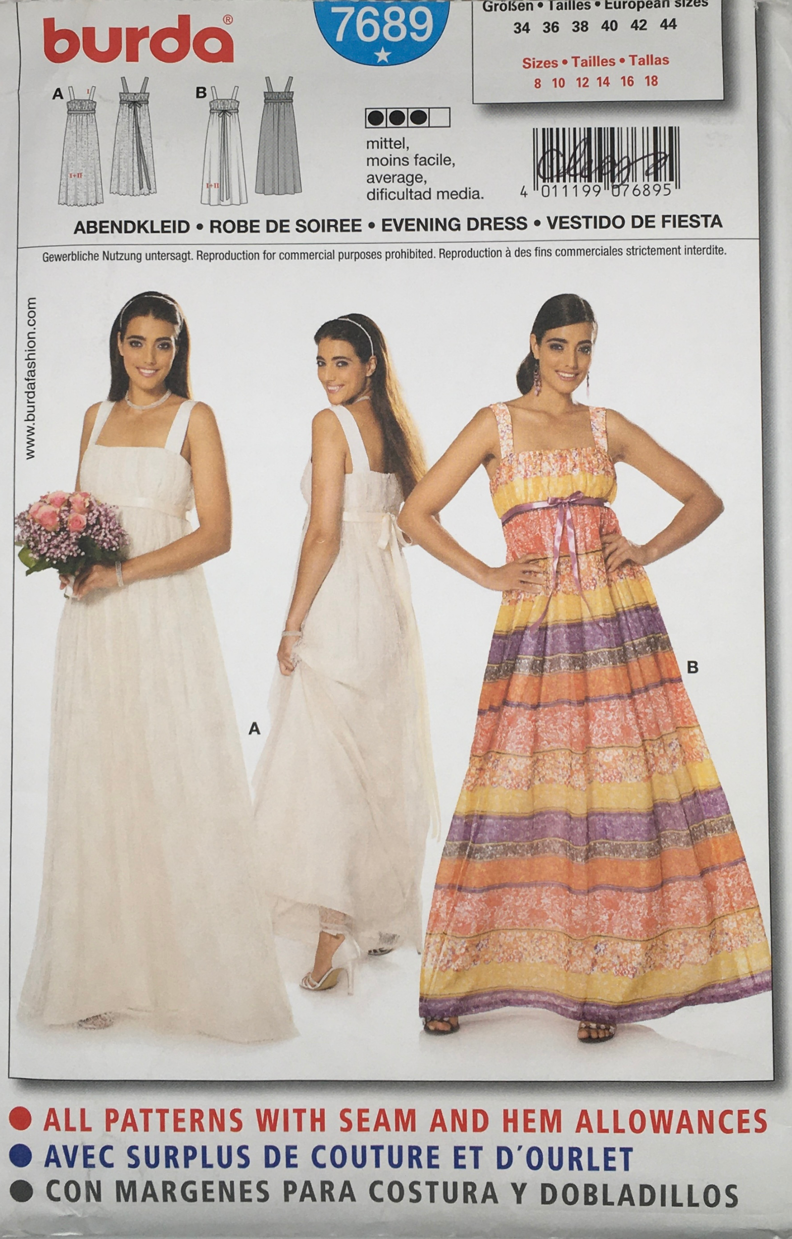 2009 Sewing Pattern: Burda 7689 – Vintage Stitch Australia