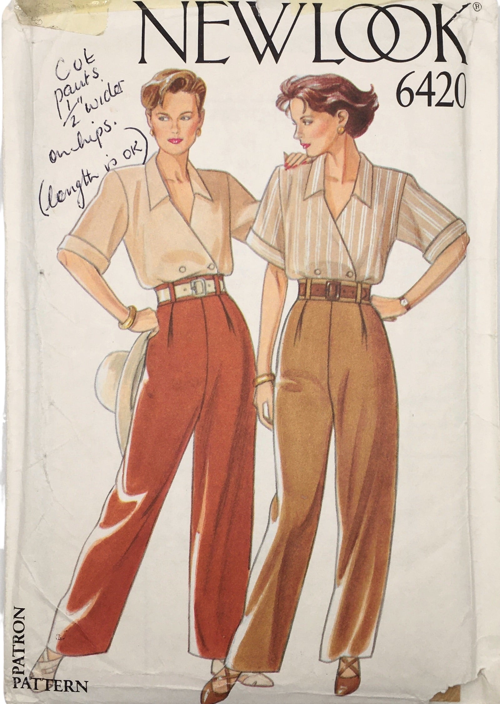 1980’s Vintage Sewing Pattern: New Look 6420 – Vintage Stitch Australia