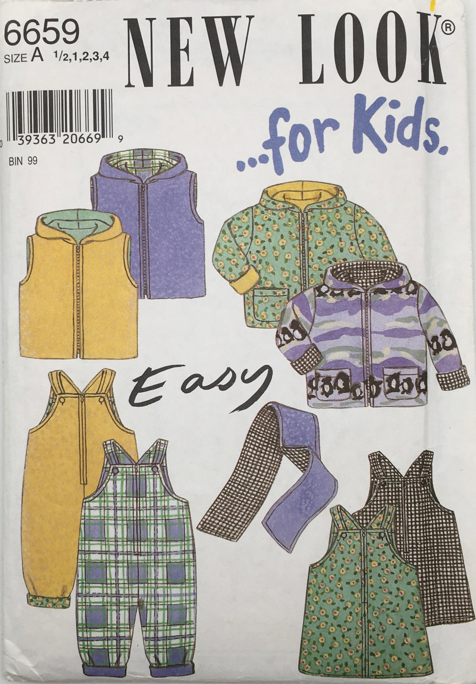 1990’s Vintage Sewing Pattern: New Look 6659 – Vintage Stitch Australia