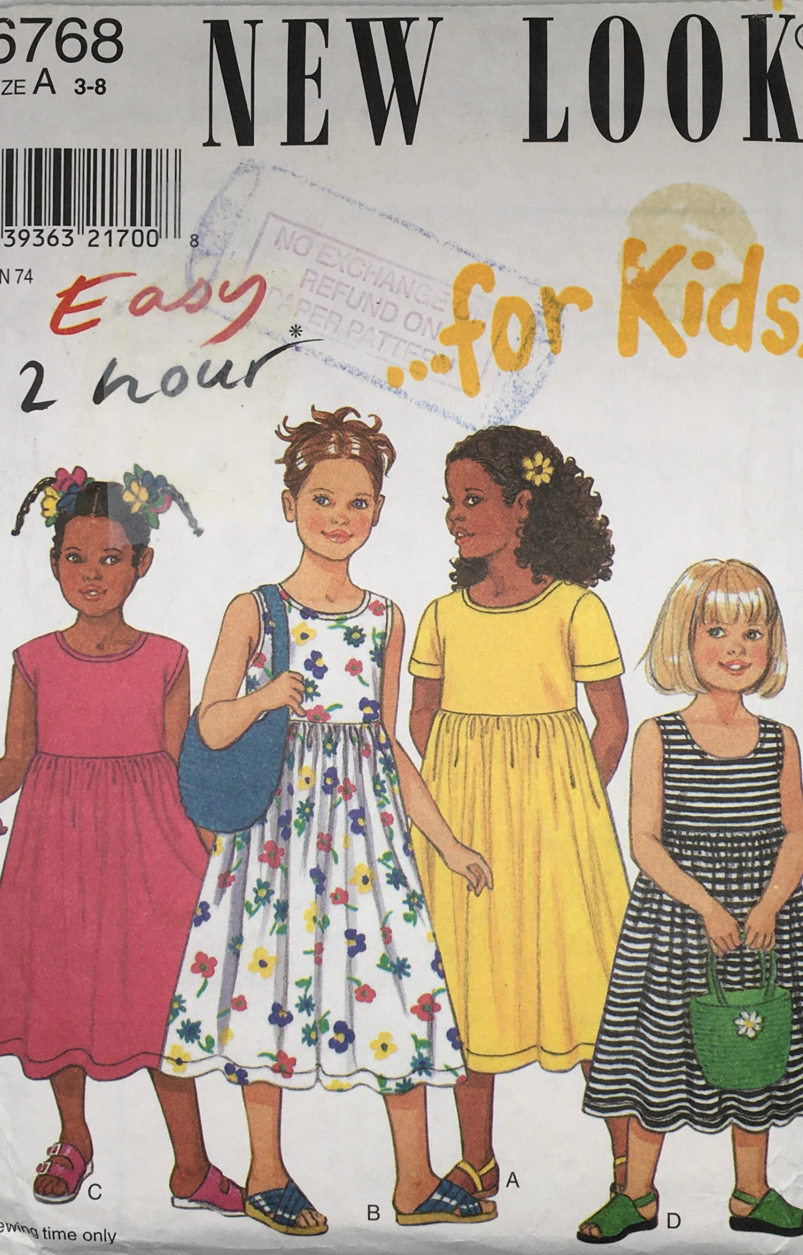 2000's Sewing Pattern: New Look 6768 – Vintage Stitch Australia