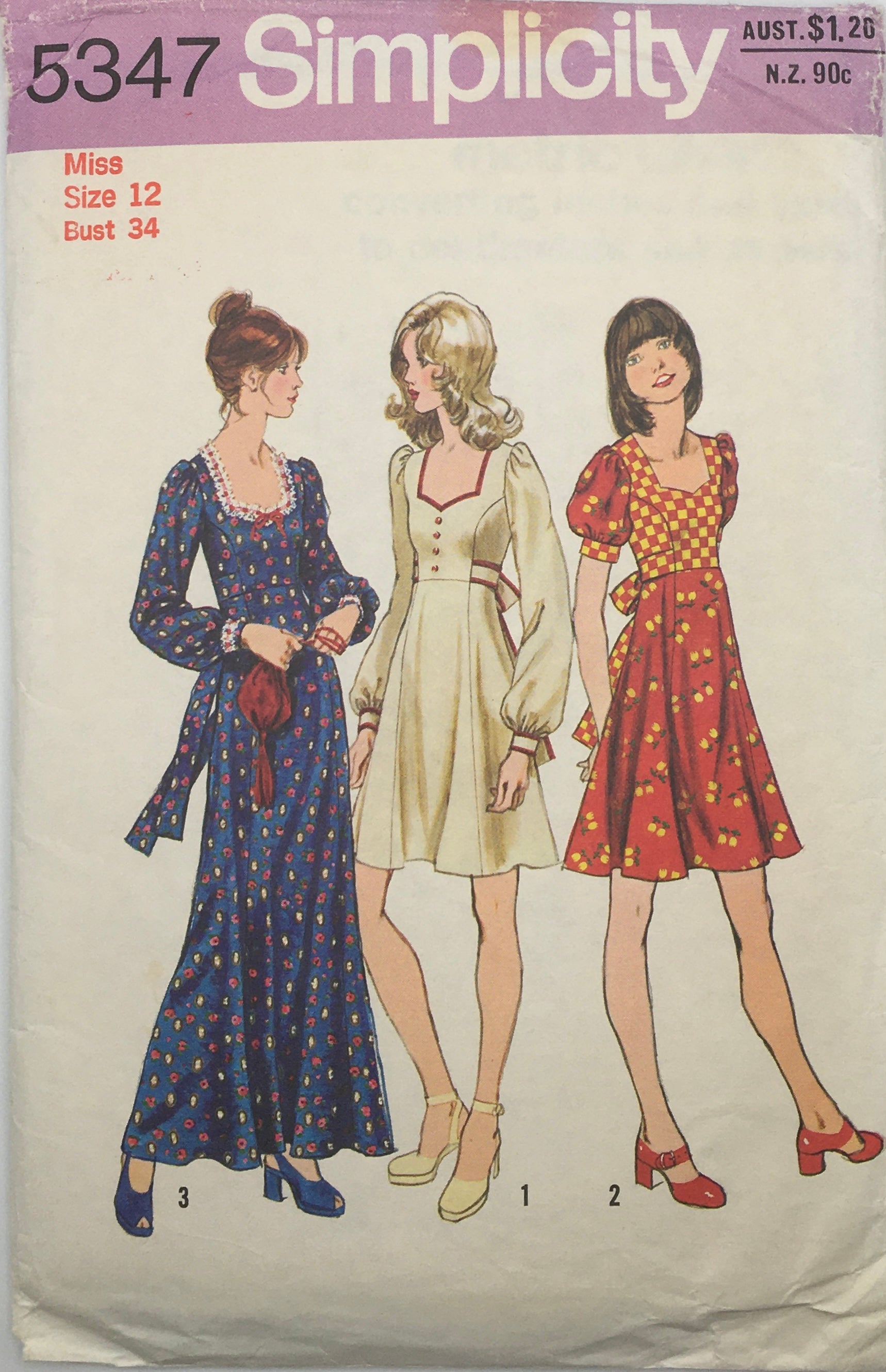 1973 Vintage Sewing Pattern: Simplicity 5347 – Vintage Stitch Australia