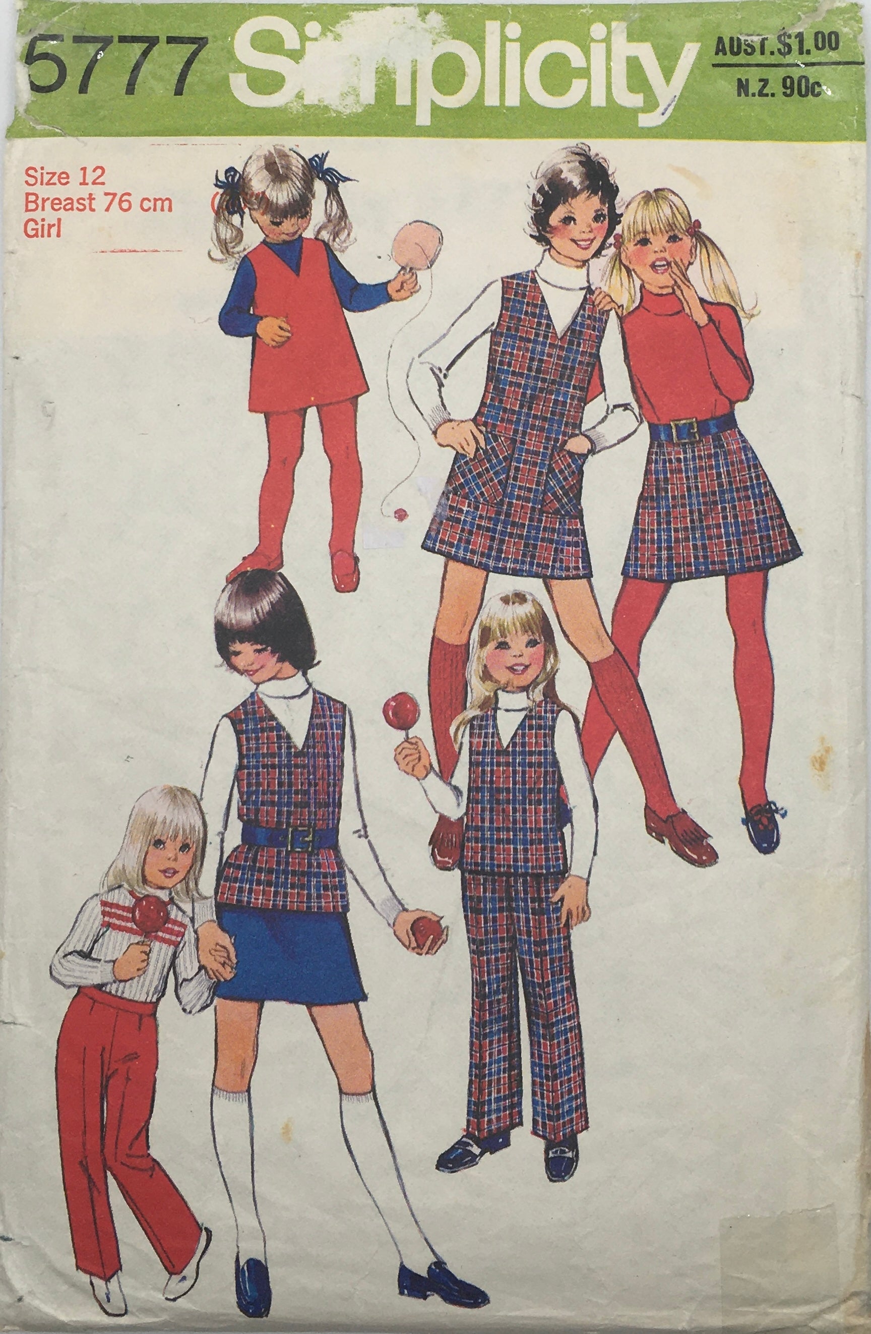 1974 Vintage Sewing Pattern: Simplicity 5777 – Vintage Stitch Australia