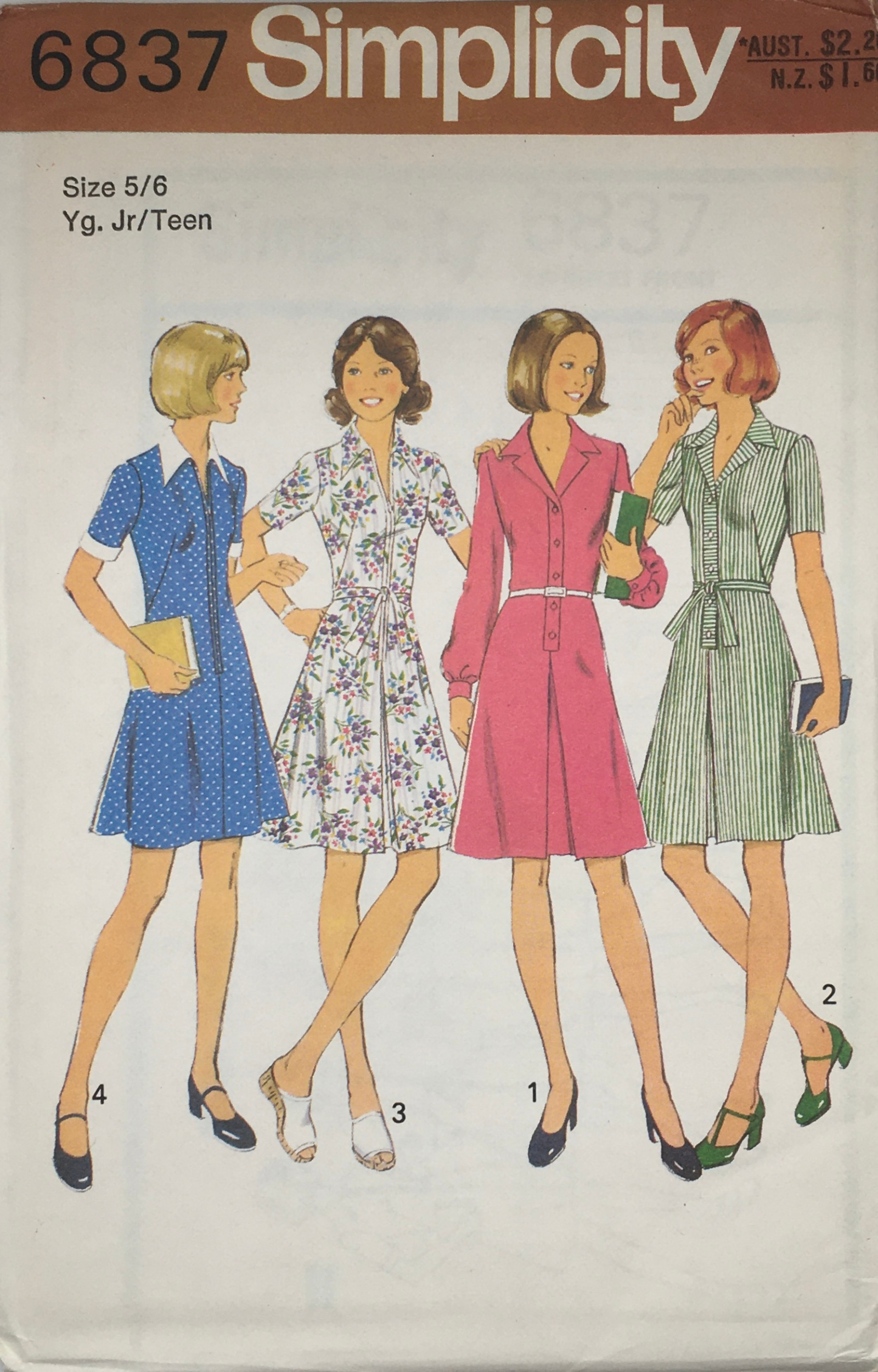 1981 Vintage Sewing Pattern: Simplicity 6837 – Vintage Stitch Australia