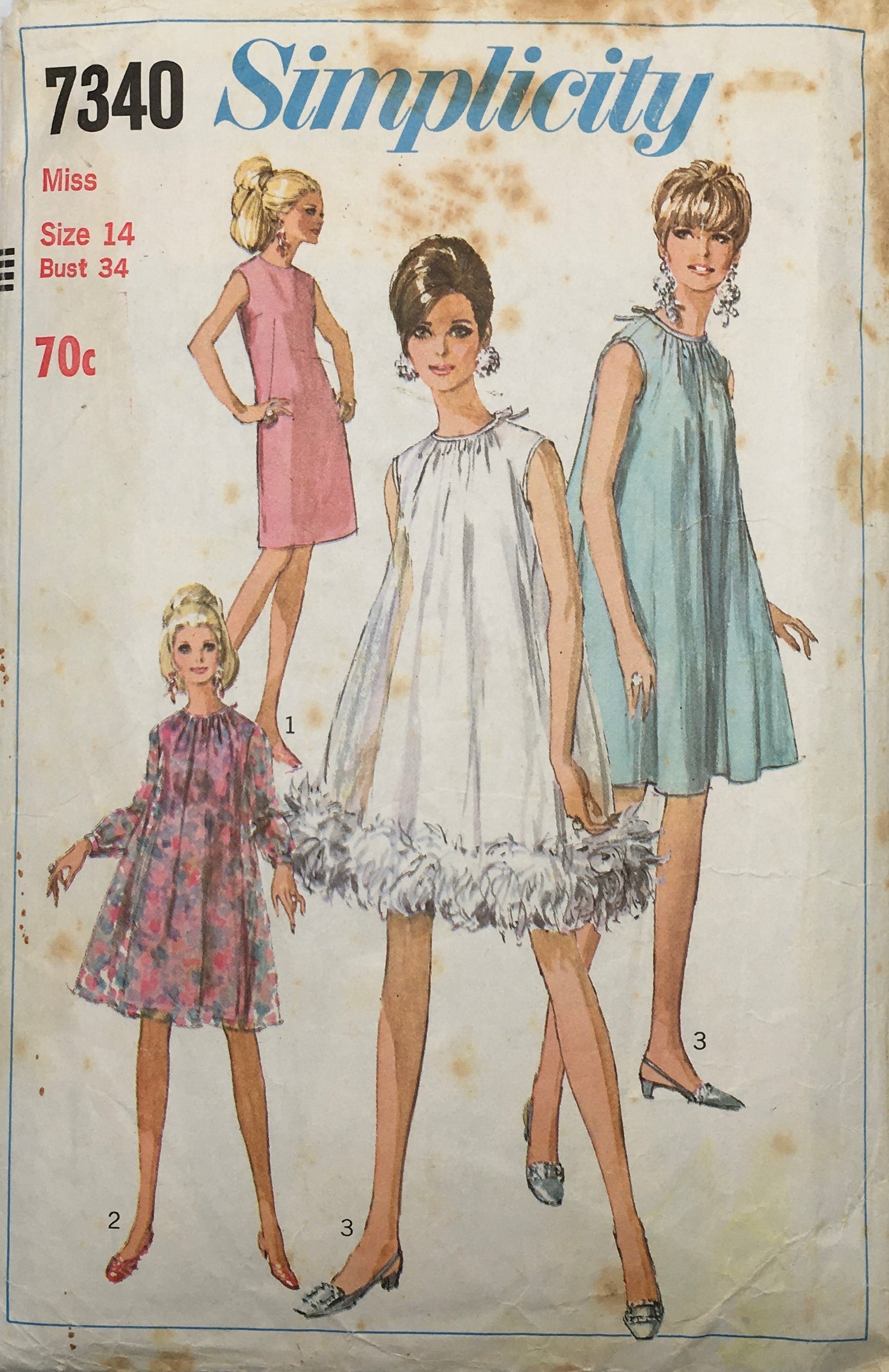 1967 Vintage Sewing Pattern: Simplicity 7340 – Vintage Stitch Australia