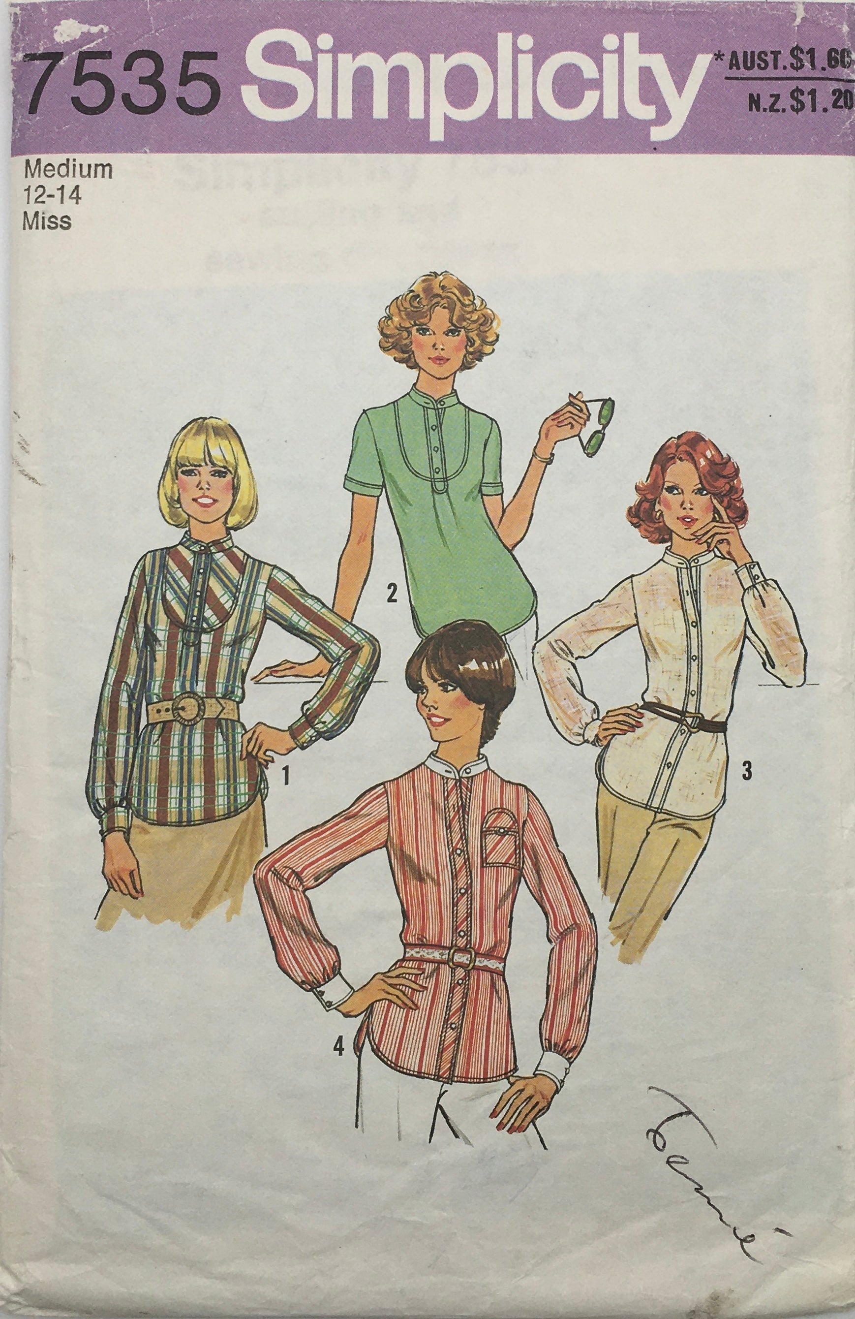 1976 Vintage Sewing Pattern: Simplicity 7535 – Vintage Stitch Australia