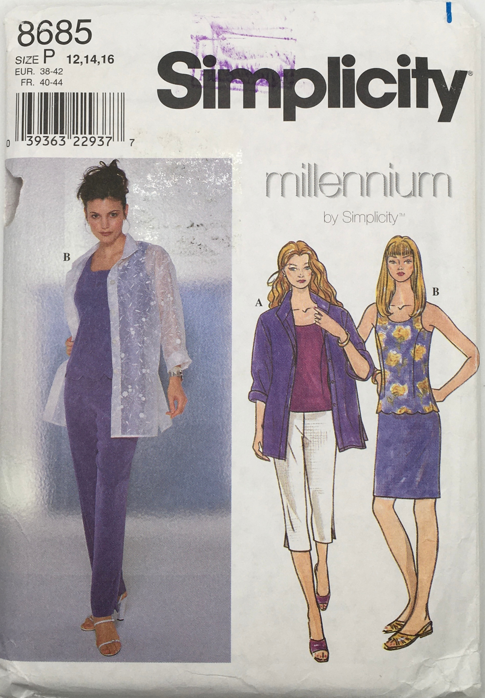 2000’s Sewing Pattern: Simplicity 8685 – Vintage Stitch Australia
