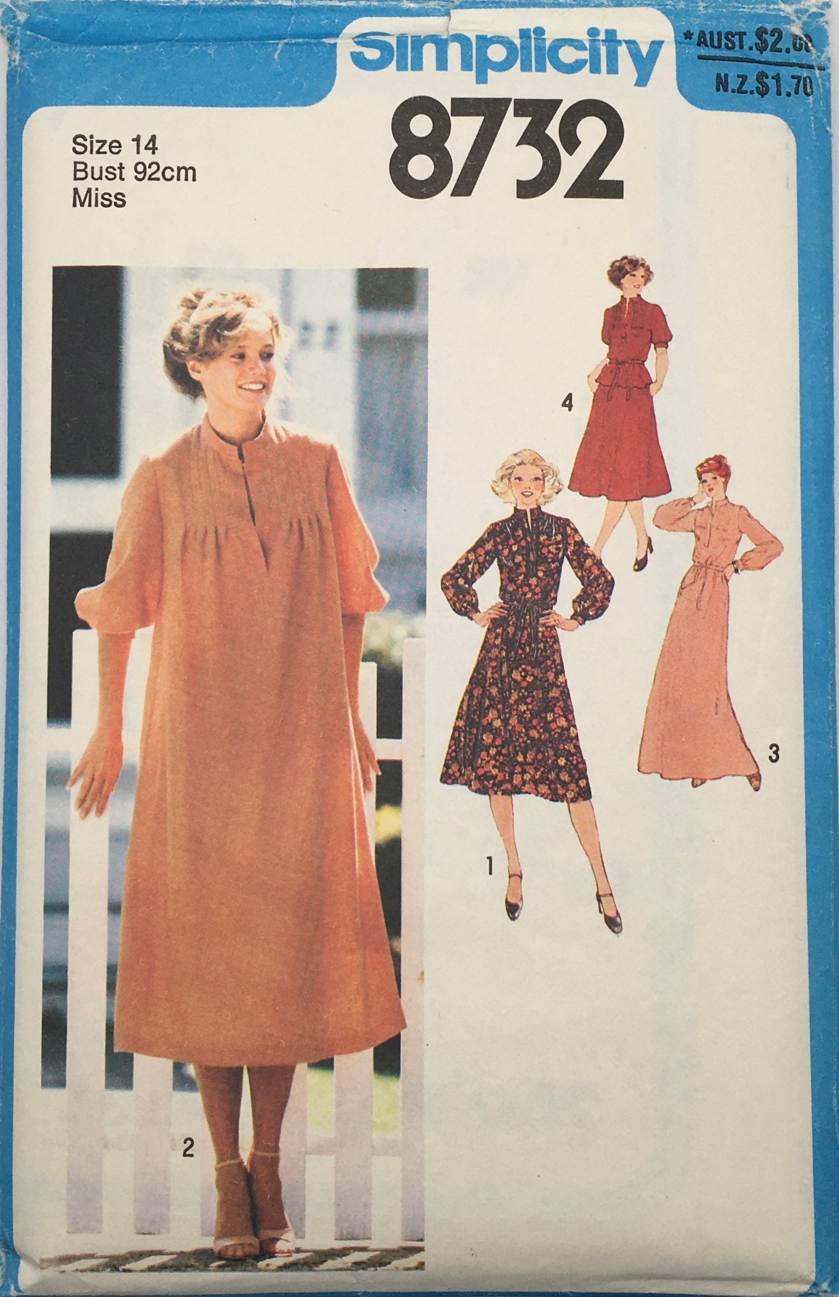 1978 Vintage Sewing Pattern: Simplicity 8732 – Vintage Stitch Australia