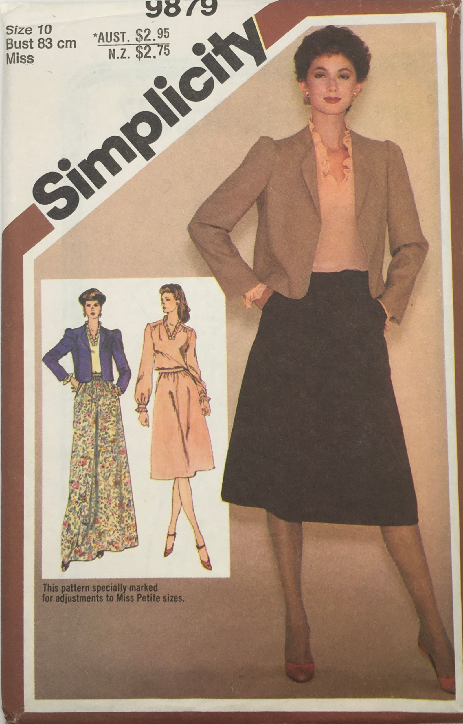 1981 Vintage Sewing Pattern: Simplicity 9879 – Vintage Stitch Australia