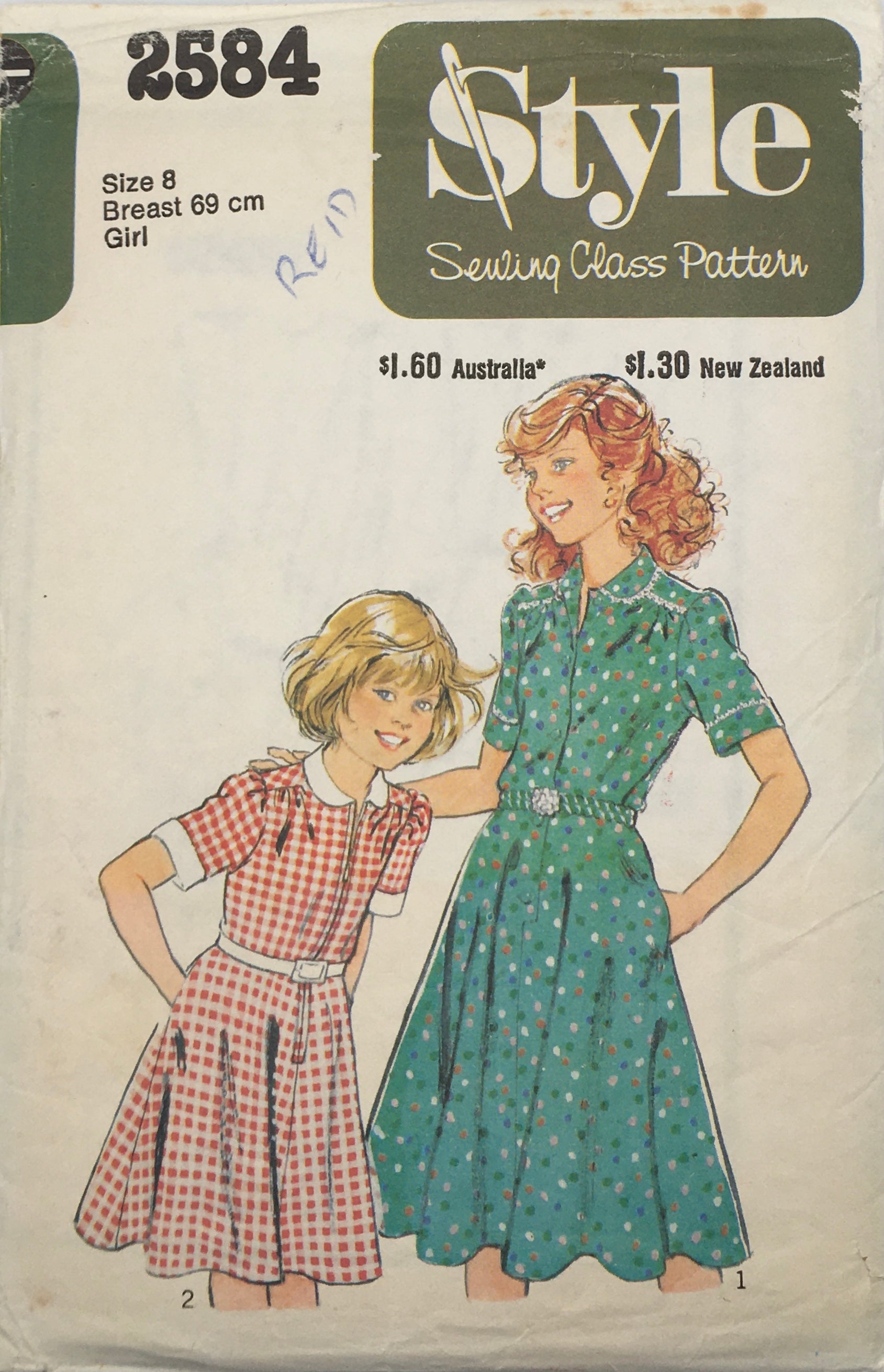 1979 Vintage Sewing Pattern: Style 2584 – Vintage Stitch Australia